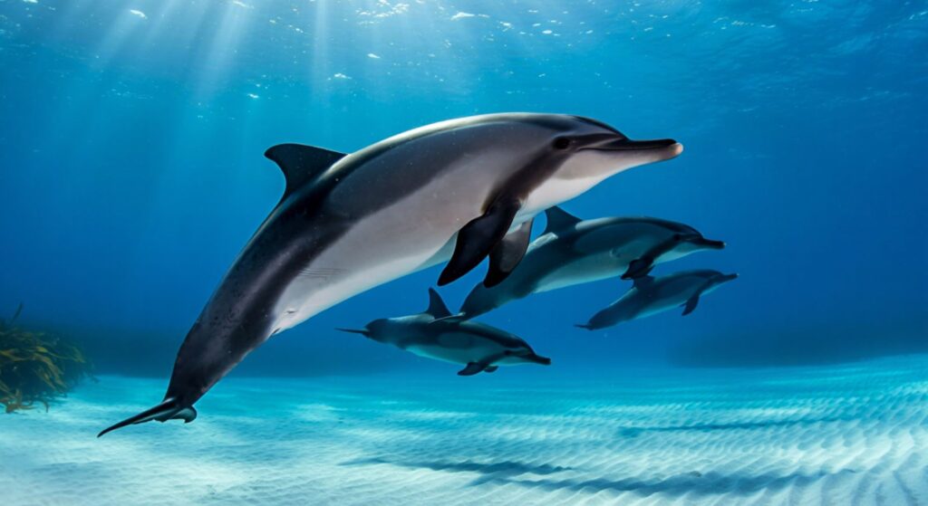 Rare dolphins have been spotted off the coast of the North Island — a ...